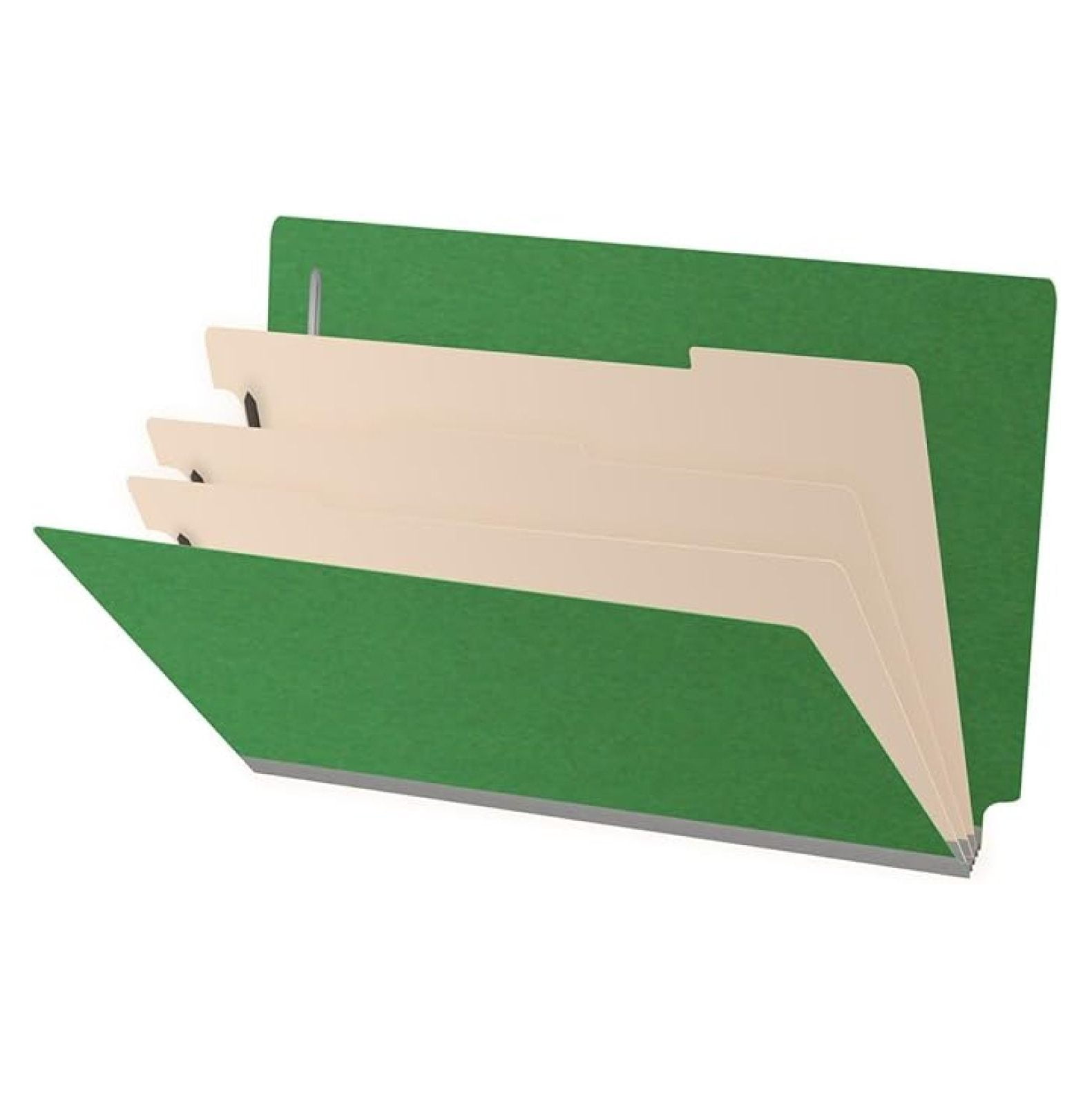 Pressboard Classification Folders, Full Cut End Tab, Legal Size, 3 ...