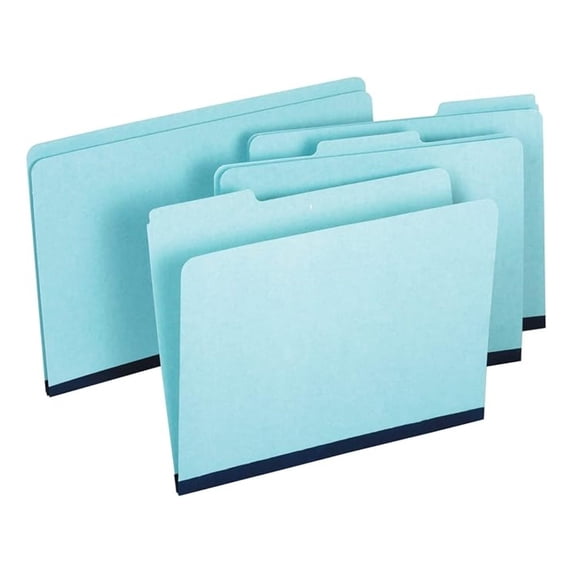 Pressboard Expansion File Folders Without Fasteners, 1" Expansion ...