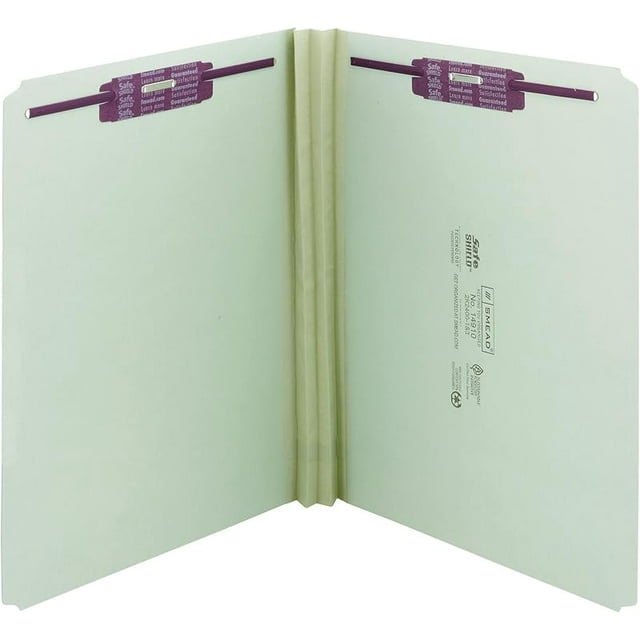 Pressboard Fastener File Folder with Fasteners, 2 Fasteners, Straight ...