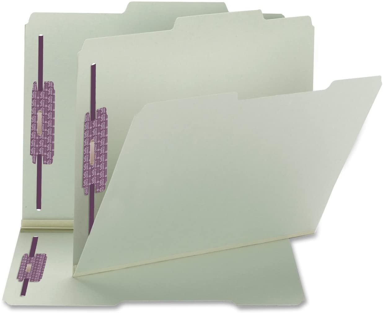 Pressboard Fastener File Folder with SafeSHIELD Fasteners, 2 Fasteners ...