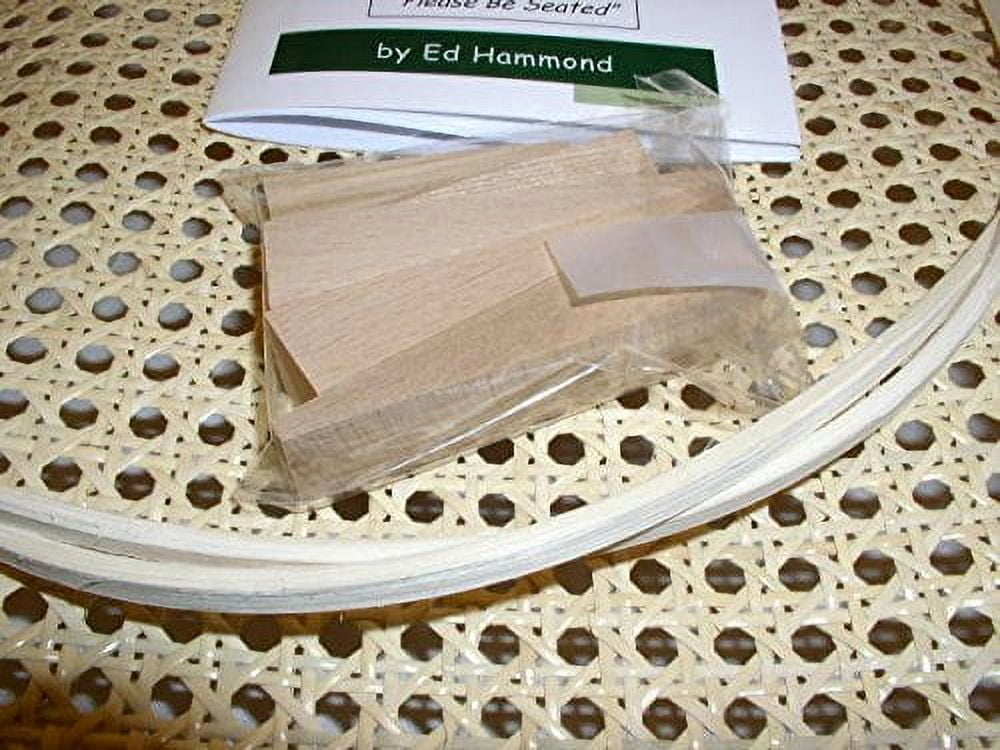 Pressed Cane Webbing Kit, Contains a 24"x24" Piece of 1/2" Fine Open ...