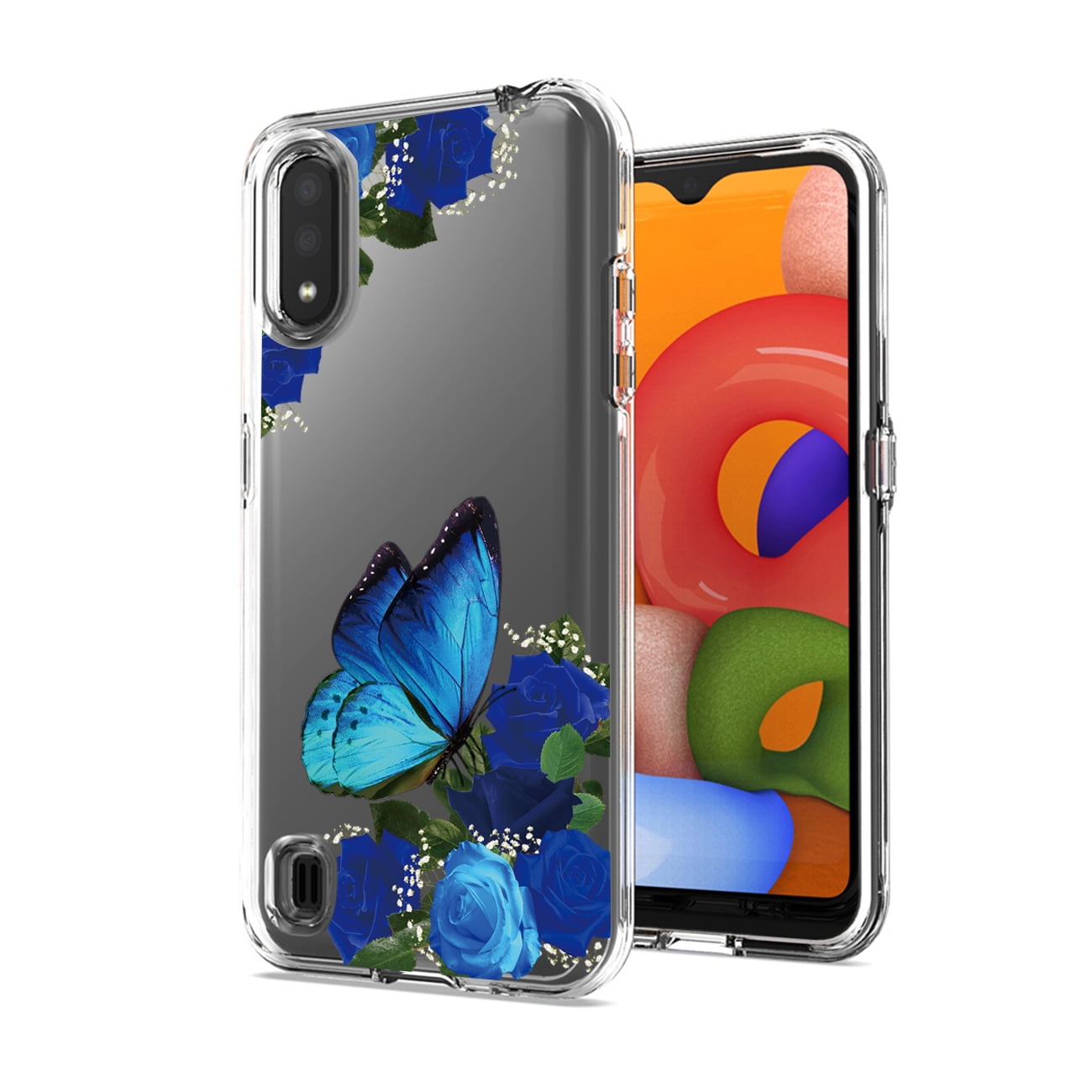 Pressed Dried Flower Design Phone Case For Reiko brand for Galaxy A01 ...