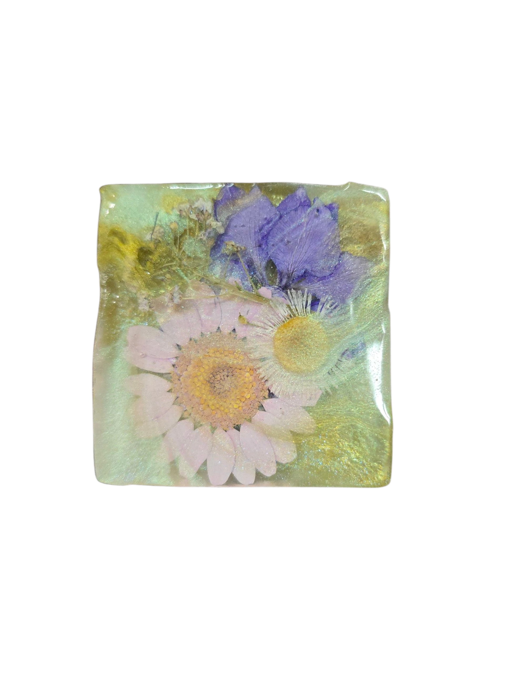 Pressed Flower Resin Magnet, Botanical Magnet, Floral Fridge Magnet ...