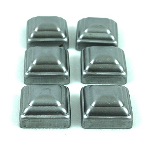 Pressed Steel For Square Steel Posts/Gate Frame (Lot Of 6 Caps ...