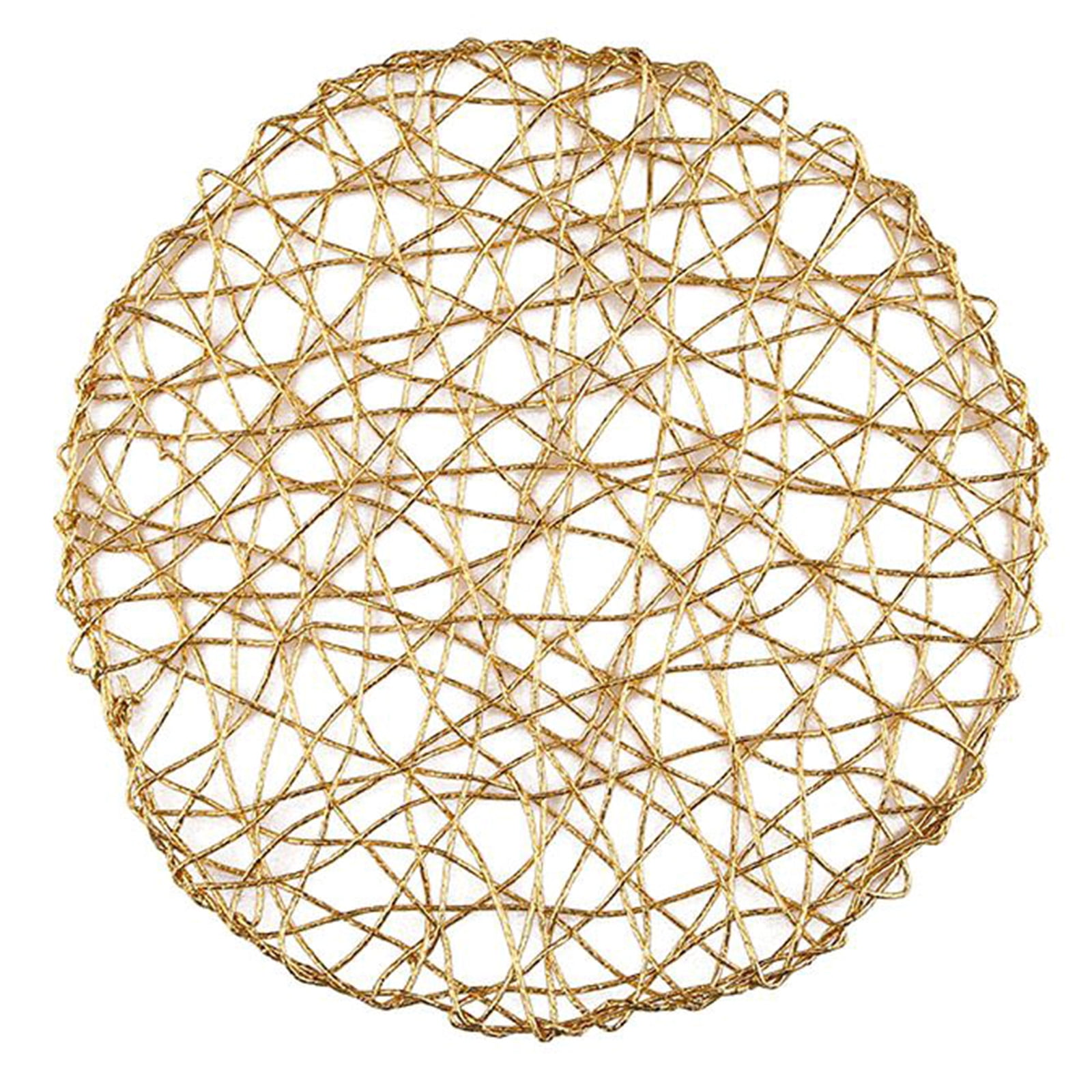 Pressed Vinyl Metallic Hollow Placemat/Charger/Wedding Accent ...