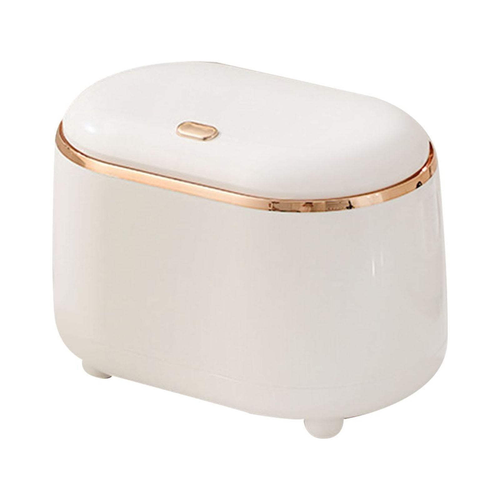 Pressing Small Desktop Garbage Can Convenient Removable for Bedside ...