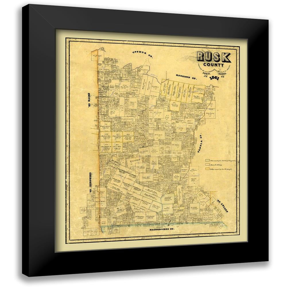 Pressler 12x14 Black Modern Framed Museum Art Print Titled - Rusk ...