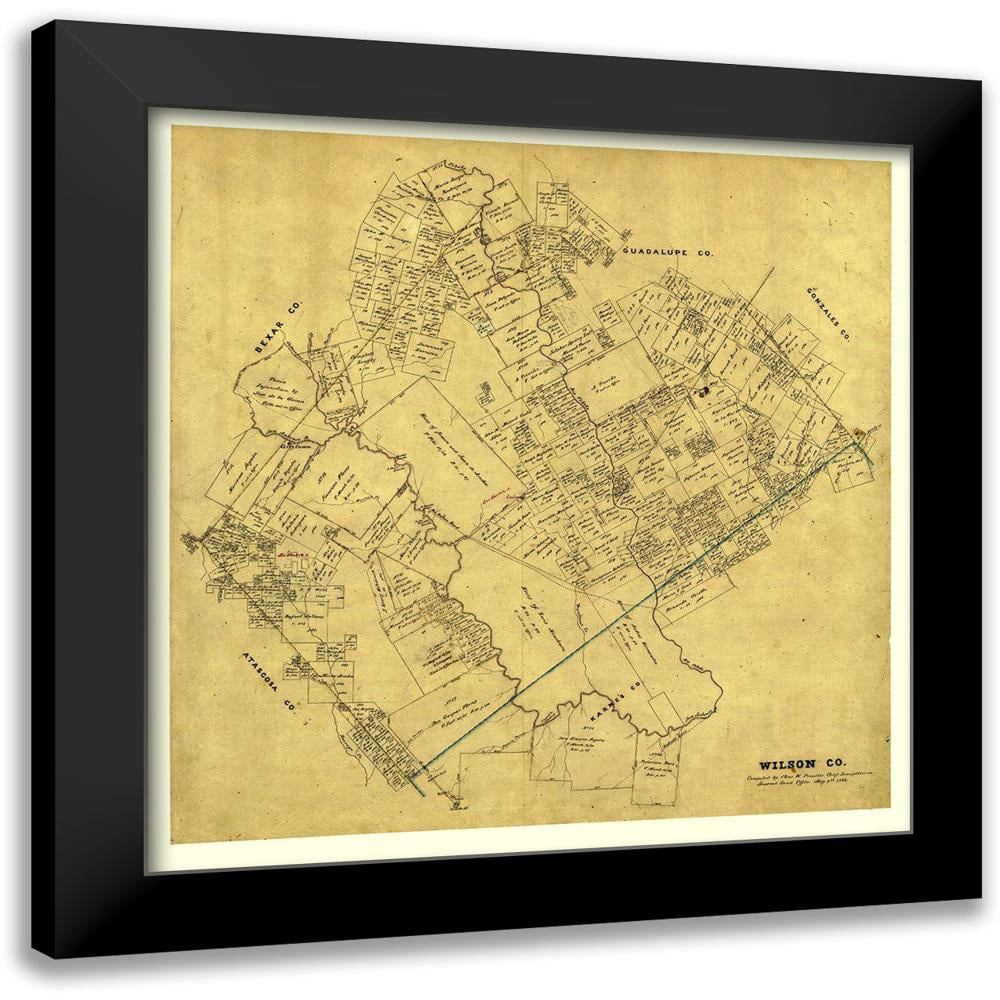 Pressler 15x15 Black Modern Framed Museum Art Print Titled - Wilson ...
