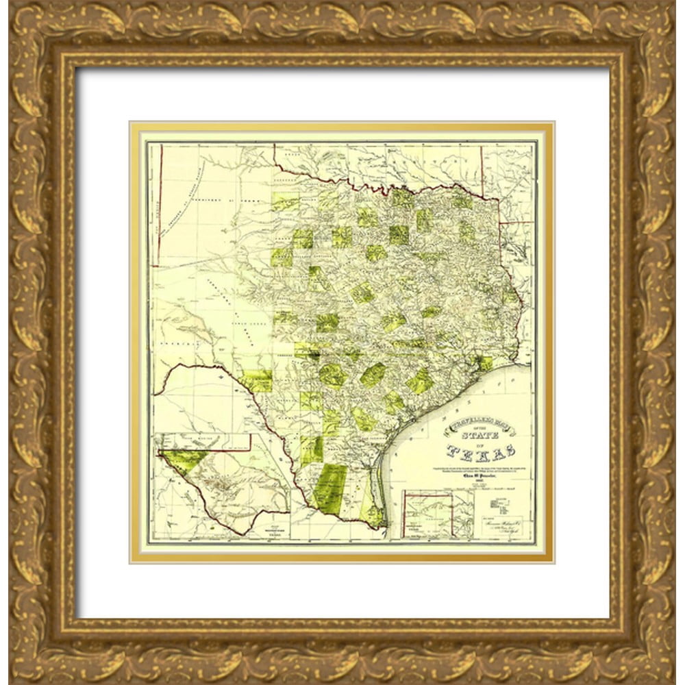 Pressler 20x21 Gold Ornate Wood Framed with Double Matting Museum Art ...