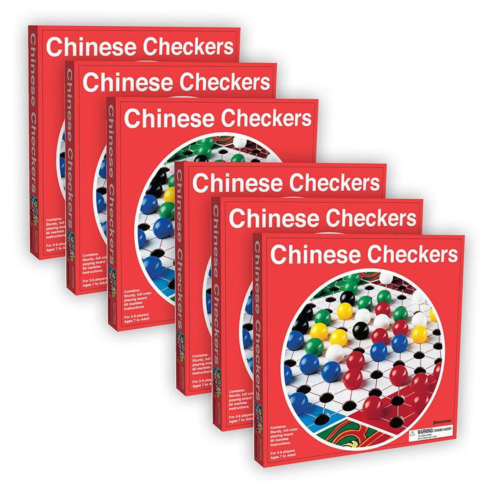 Pressman Chinese Checkers, Pack of 6 - Walmart.com