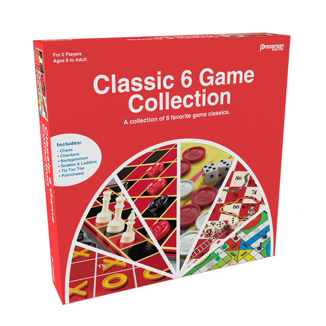 Pressman Classic 6 Game Collection - Walmart.com