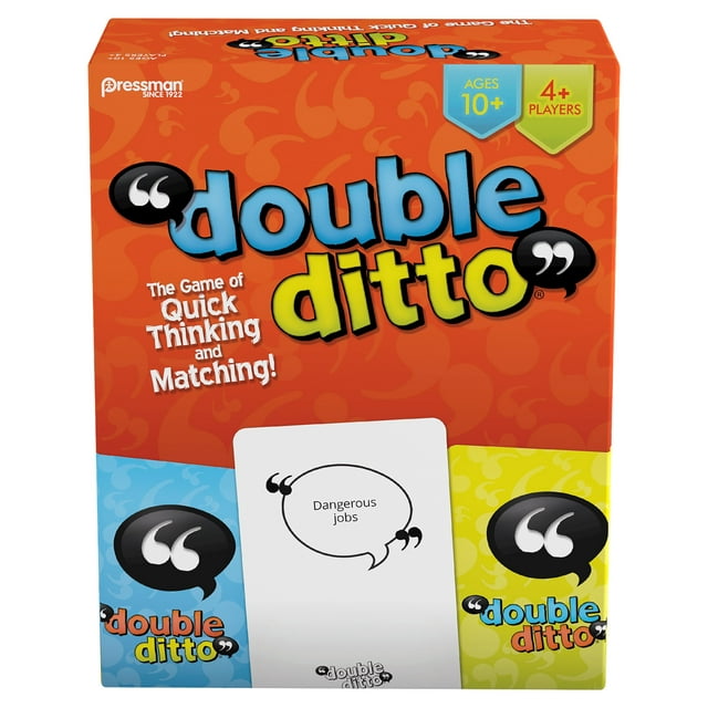 Pressman Games - Double Ditto Original Board Game for Teens and Family ...