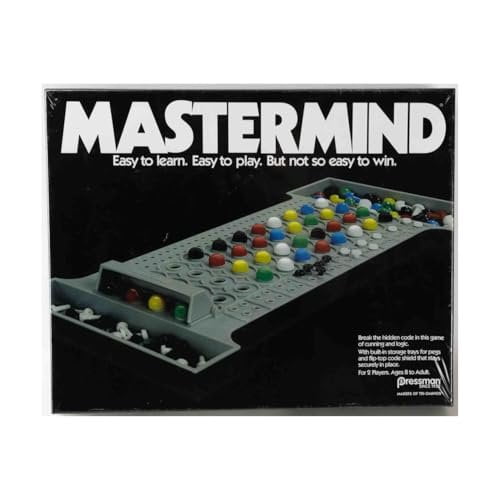 Pressman Retro Mastermind Game, Classic Codebreaking Board Game, Fun ...