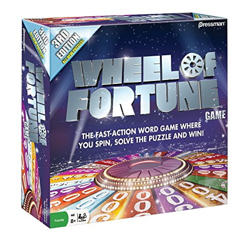 Pressman Wheel of Fortune Game: 6th Edition - Walmart Business Supplies
