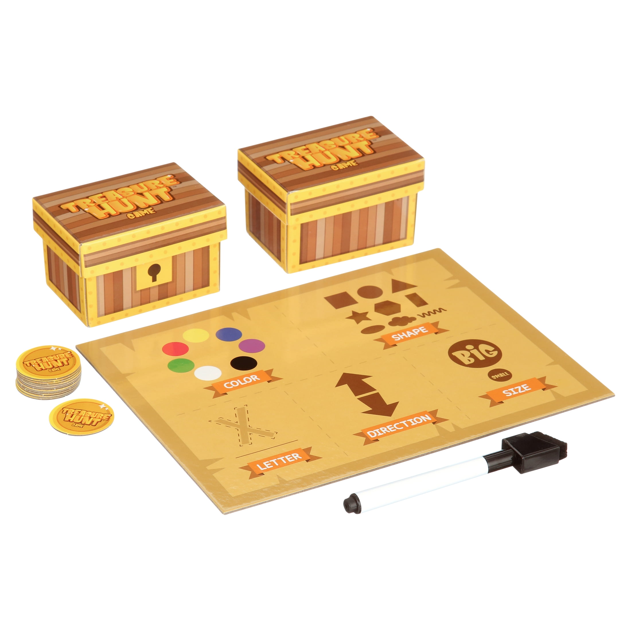 Pressman Treasure Hunt- Educational Card Game - Walmart.com