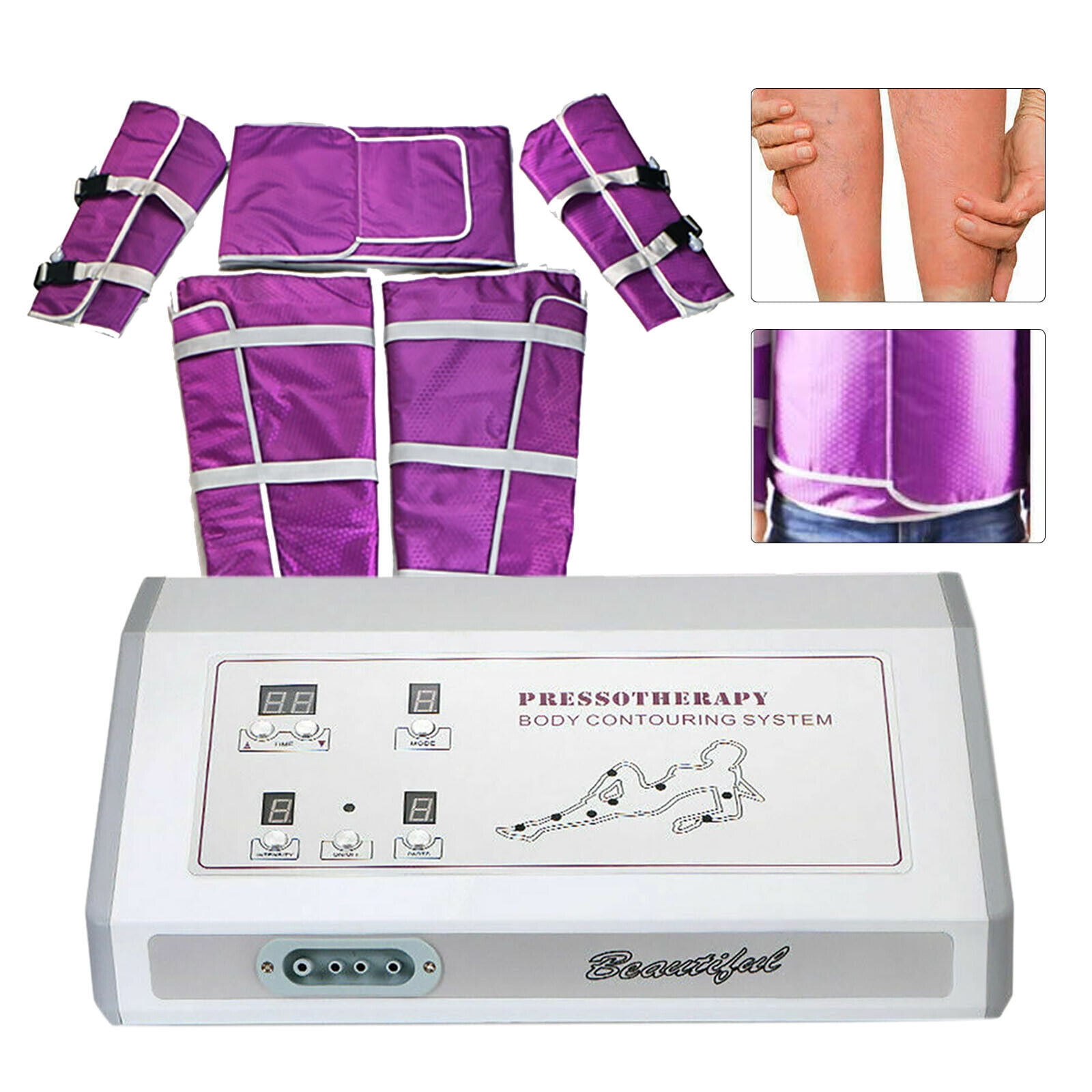 Walmart Pressotherapy Full Body Slim Massage Therapy Suit Machine for ...