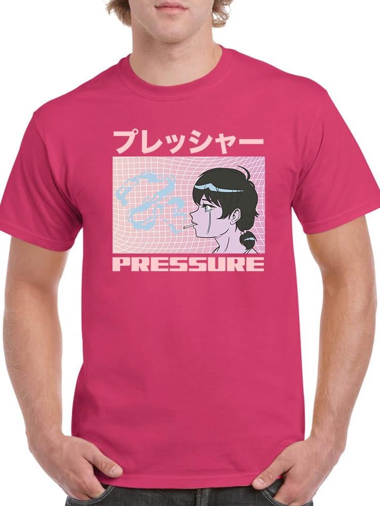 Pressure. Aesthetic Manga Girl T-Shirt Men -Smartprints Designs, Male ...