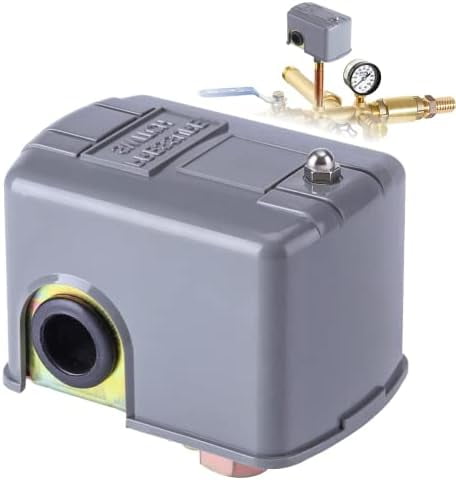 Pressure Control Switch, 40-60Psi 110V-230V Water Pressure Switch for ...