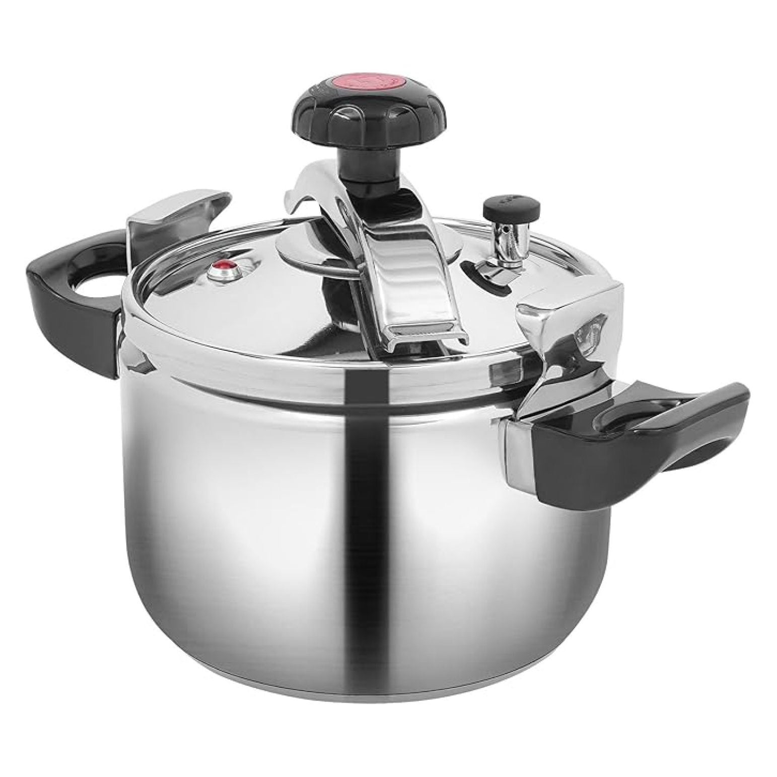 Pressure Cooker, 201 Stainless Steel Pressure Cooker, 6.35 Qt Pressure ...