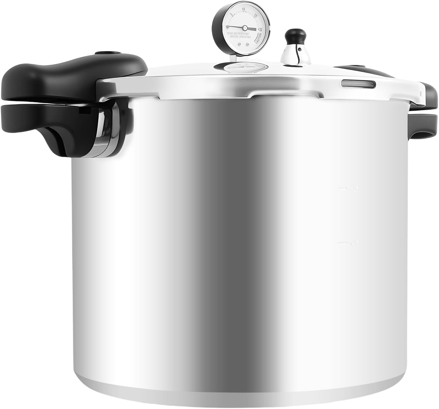 Pressure Cooker, 23 Quart Large Pressure Canner, Pressure Gauge ...