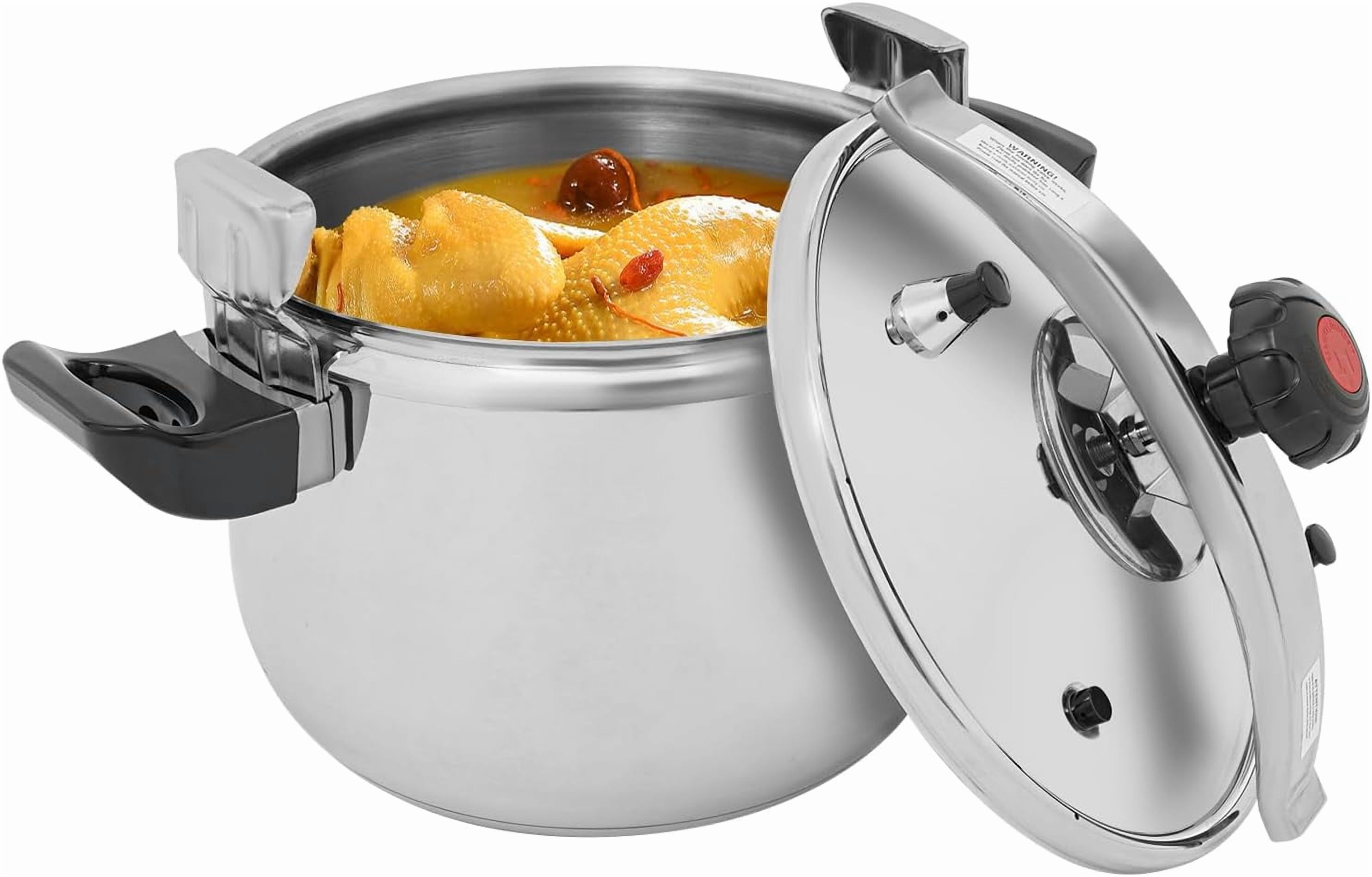 Pressure Cooker, 27.47 Qt Stainless Steel Pressure Pot, 60Kpa High ...