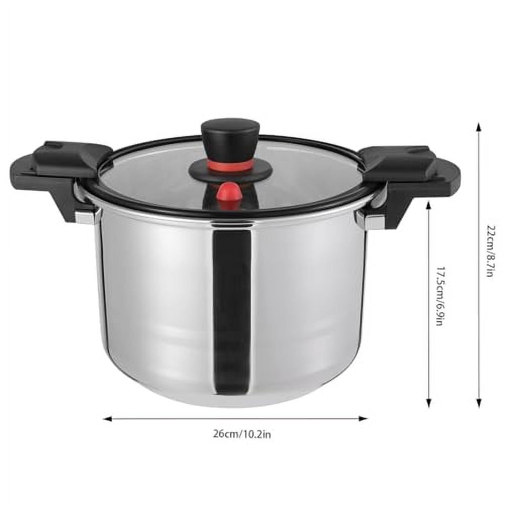 Pressure Cooker 7L/7.4Qt Stainless Steel Pressure Cooker 60Kpa Pressure ...