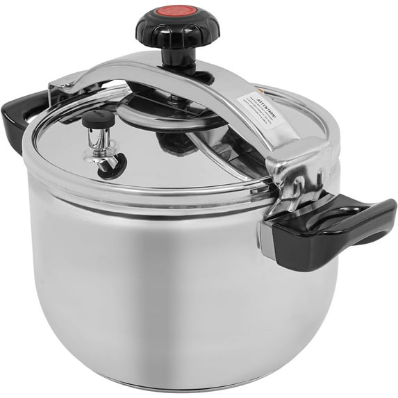 Pressure Cooker, 9.51Qt Stainless Steel Pressure Pot, 60Kpa High ...