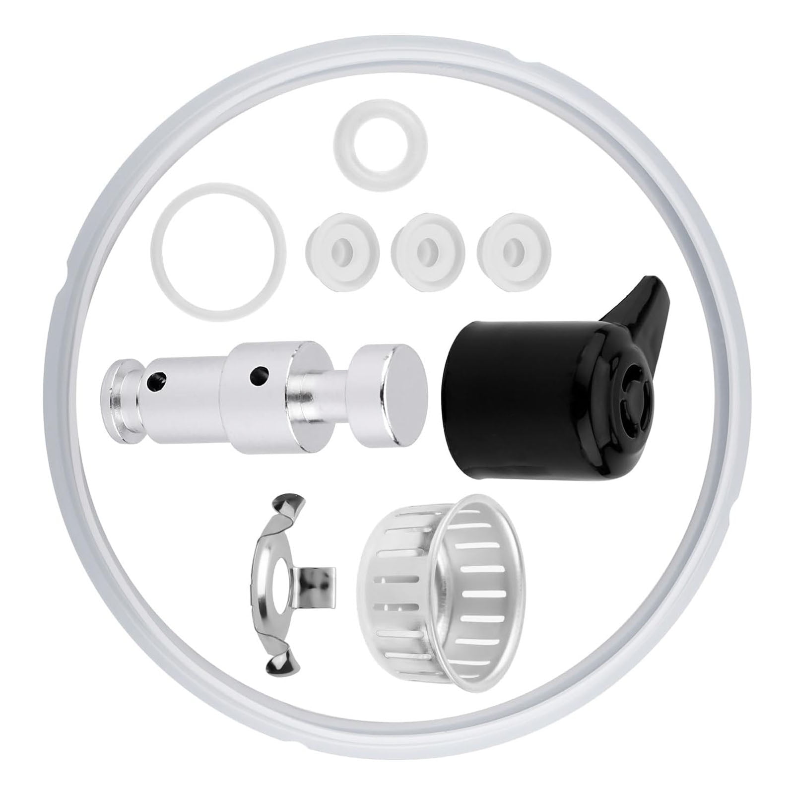 Pressure Cooker Vents Valves and Sealing Gasket Set Suitable for 8QT ...