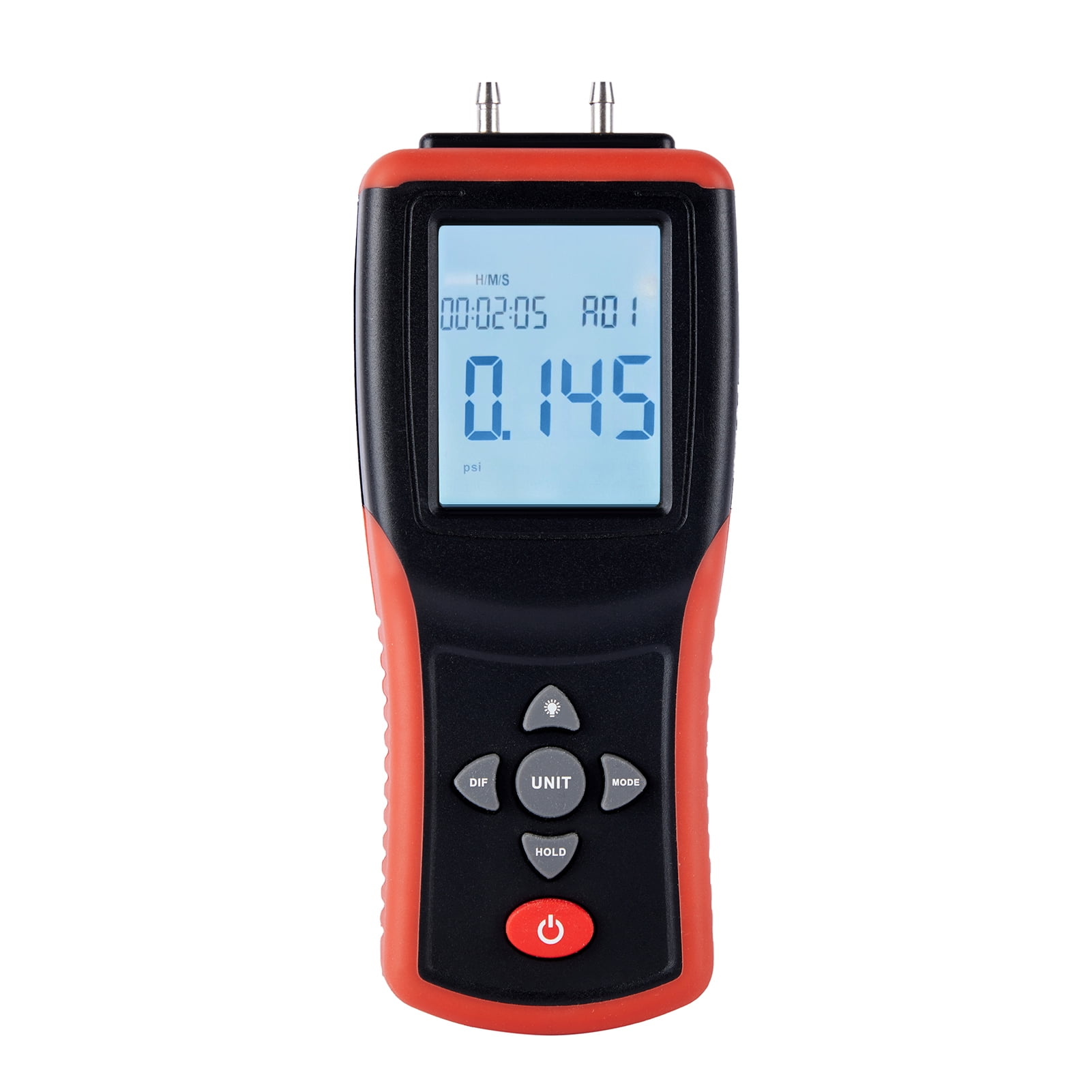 Pressure Digital Manometer 2.4-inch LCD High Precision Hand-held Dual ...