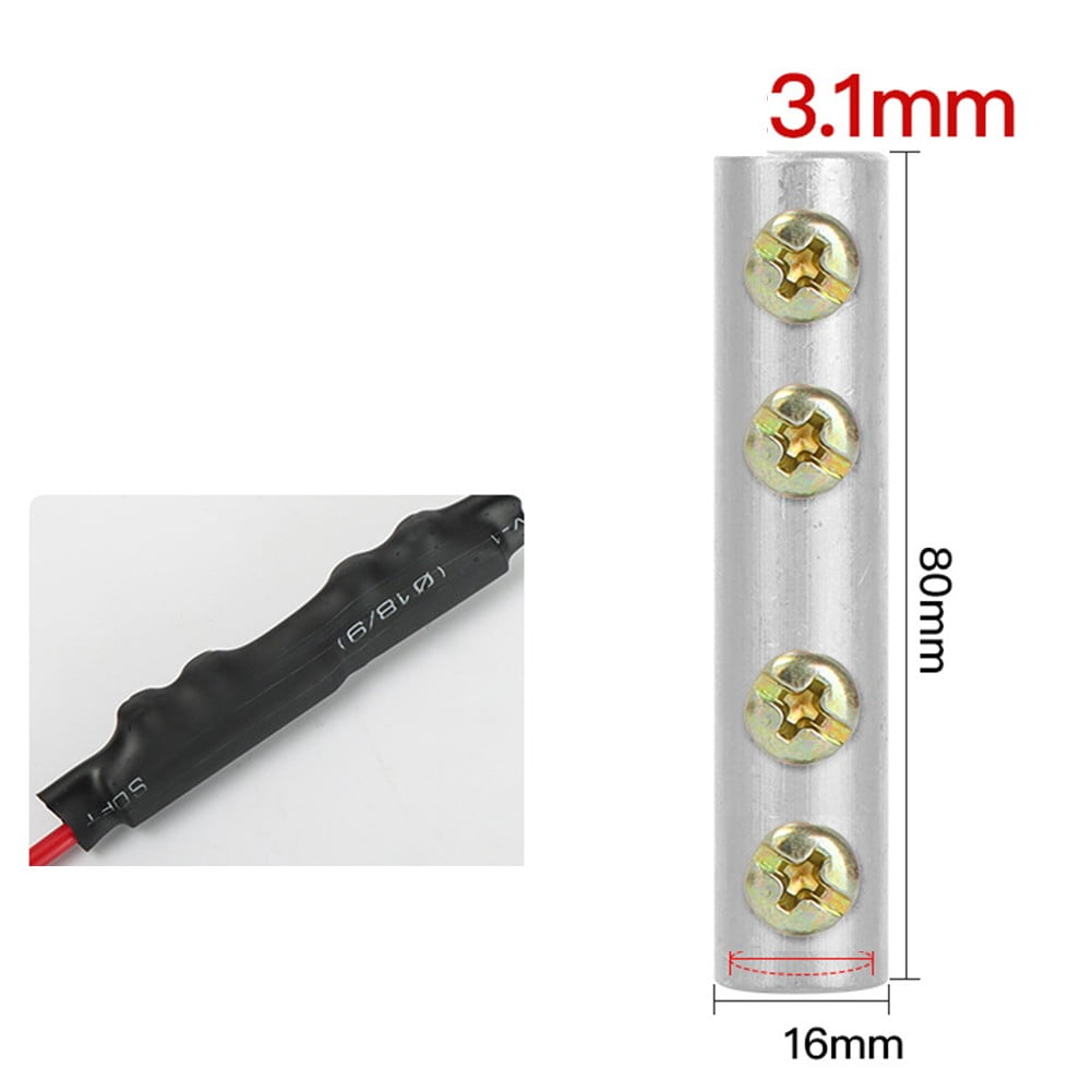 Pressure-Free Aluminum Tube Connector Terminal Block Wire Connection ...