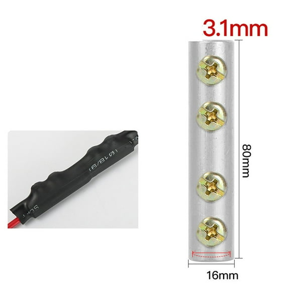 Pressure-Free Aluminum Tube Connector Terminal Block Wire Connection ...