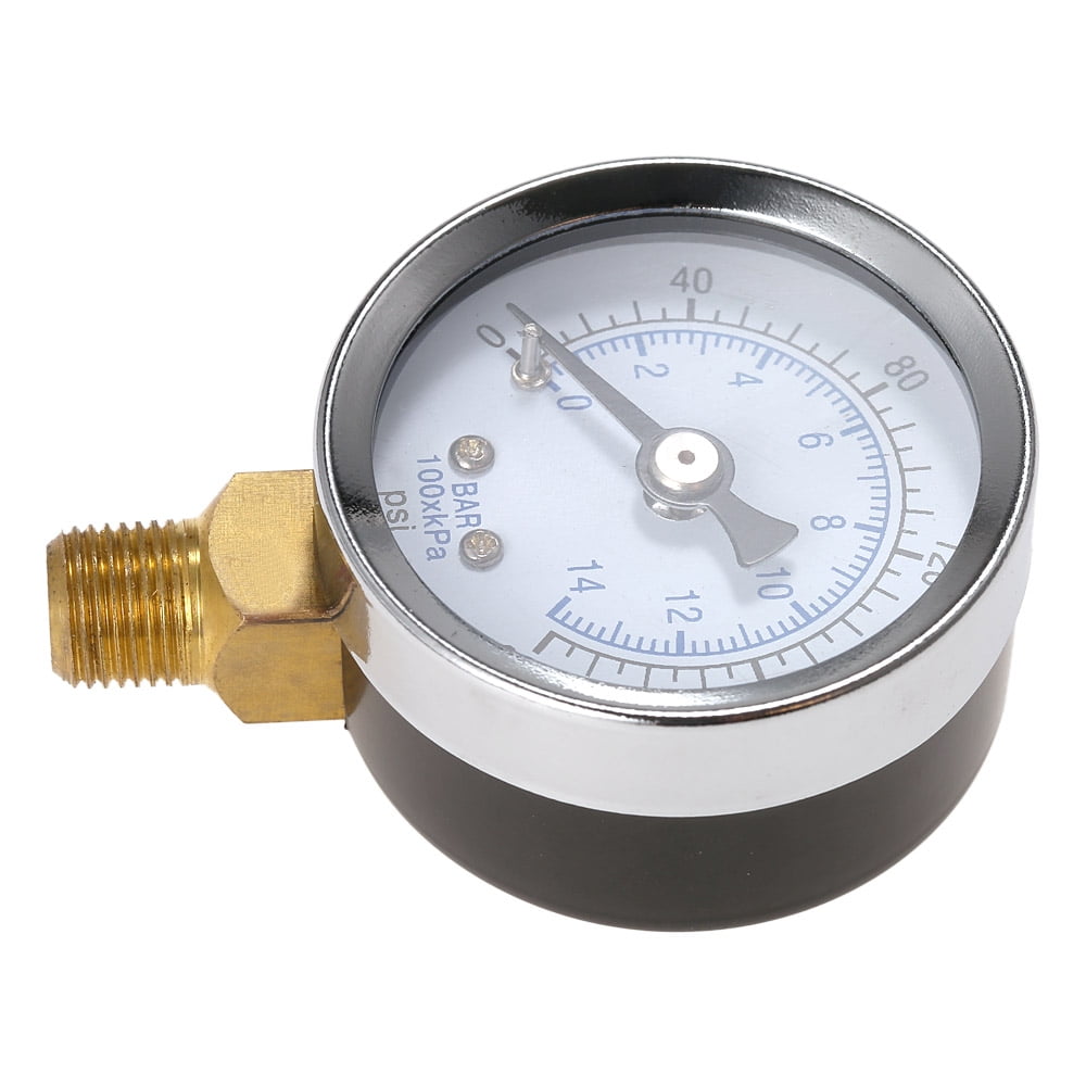 Pressure Gauge,0~200psi 0~14bar Pool 40mm 0~200psi 0~14bar Manometer 1/8 Npt 0~14bar Pool Filter ...