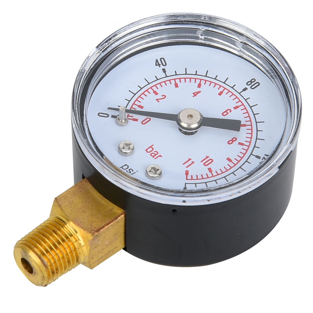 Pressure Gauge Bottom Mount, Pressure Gauge, Mechanical Pressure Gauge 1/8Inch Bspt Bottom ...