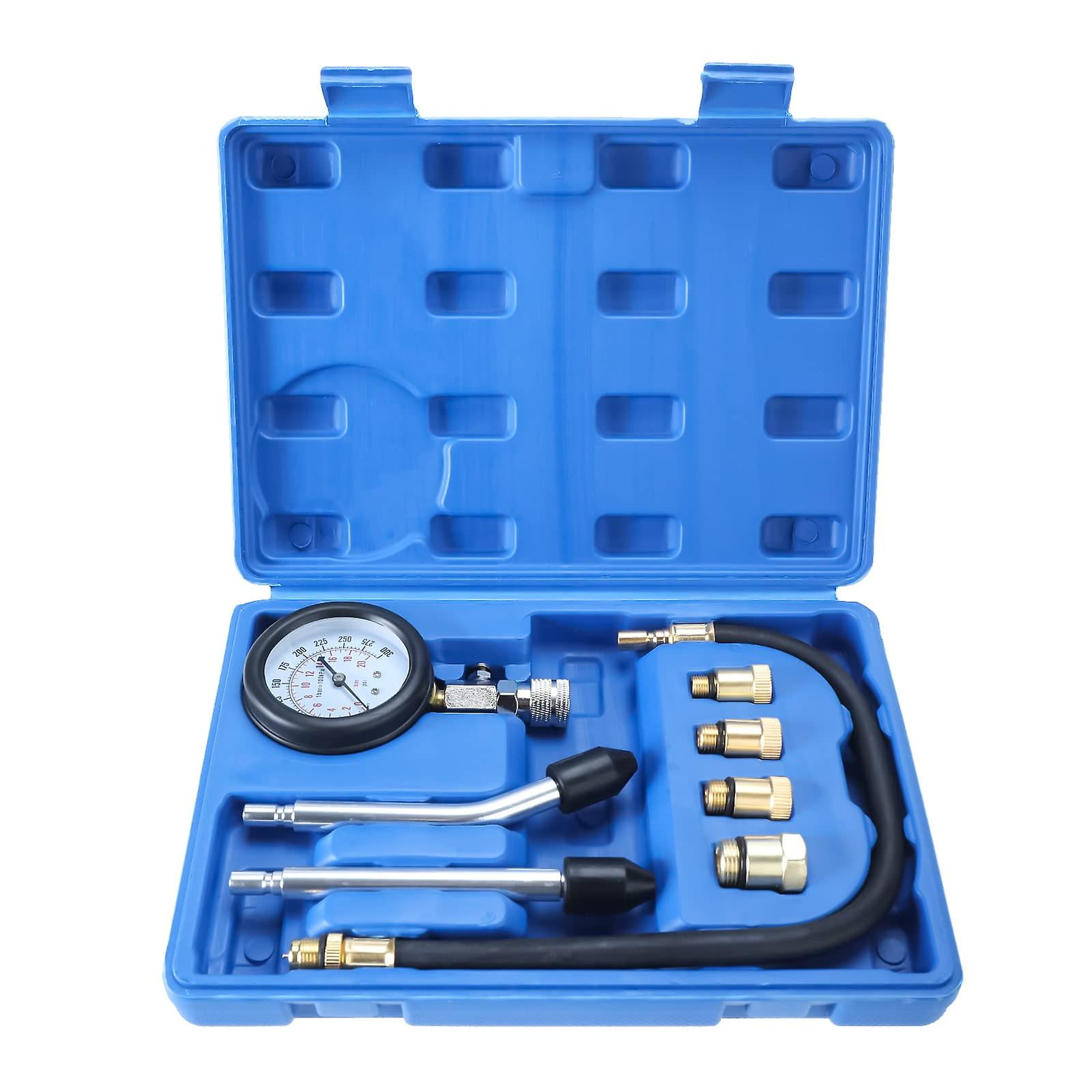 Pressure Gauge Kit - Gasoline Engine Tester Compressor Kit (0-300 PSI ...