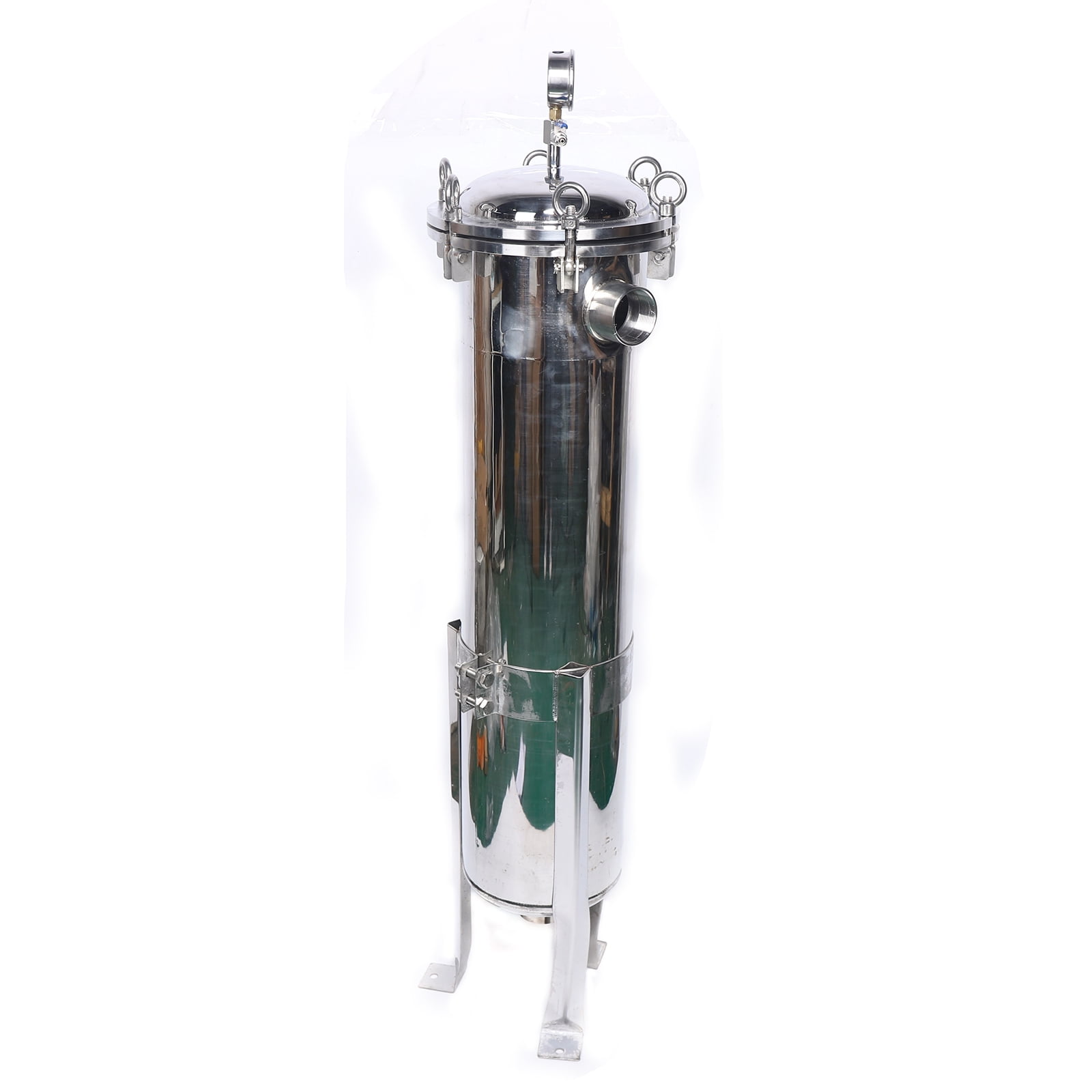 Pressure Gauge with Water Inlet and Outlet, Connects Easily to Electric ...
