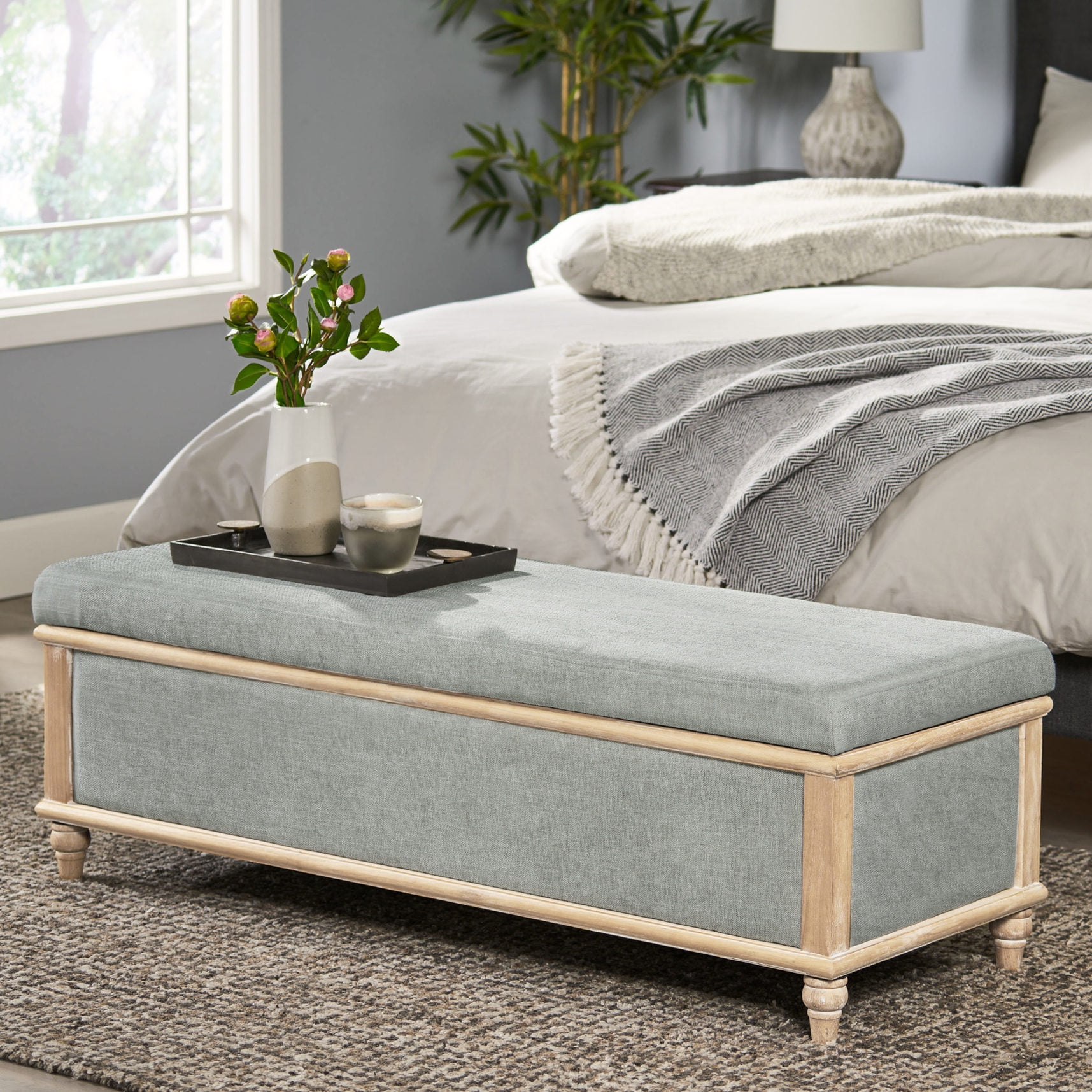 Pressure Hinges for Convenience - Open and Close the Ottoman Lid ...