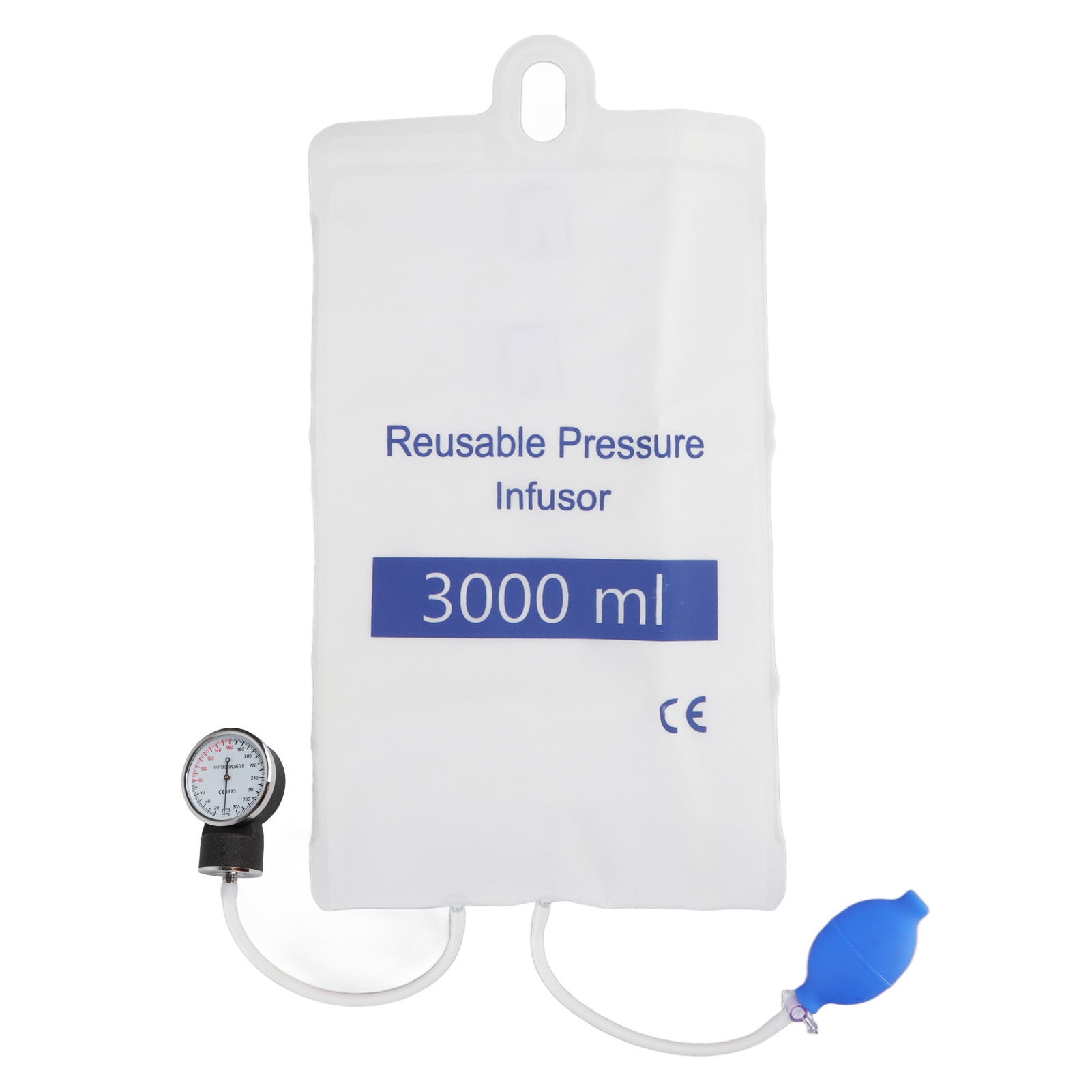 Pressure Infusion Bag ICU Monitoring Fluid Quick Infusion with Indicator Gauge Head for Rapid ...