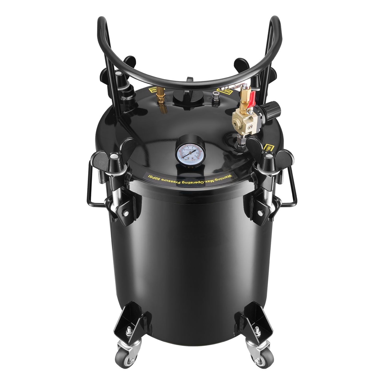 Pressure Pot Paint Tank, 7.9 Gal/30 L Heavy Duty Steel Air Tool ...