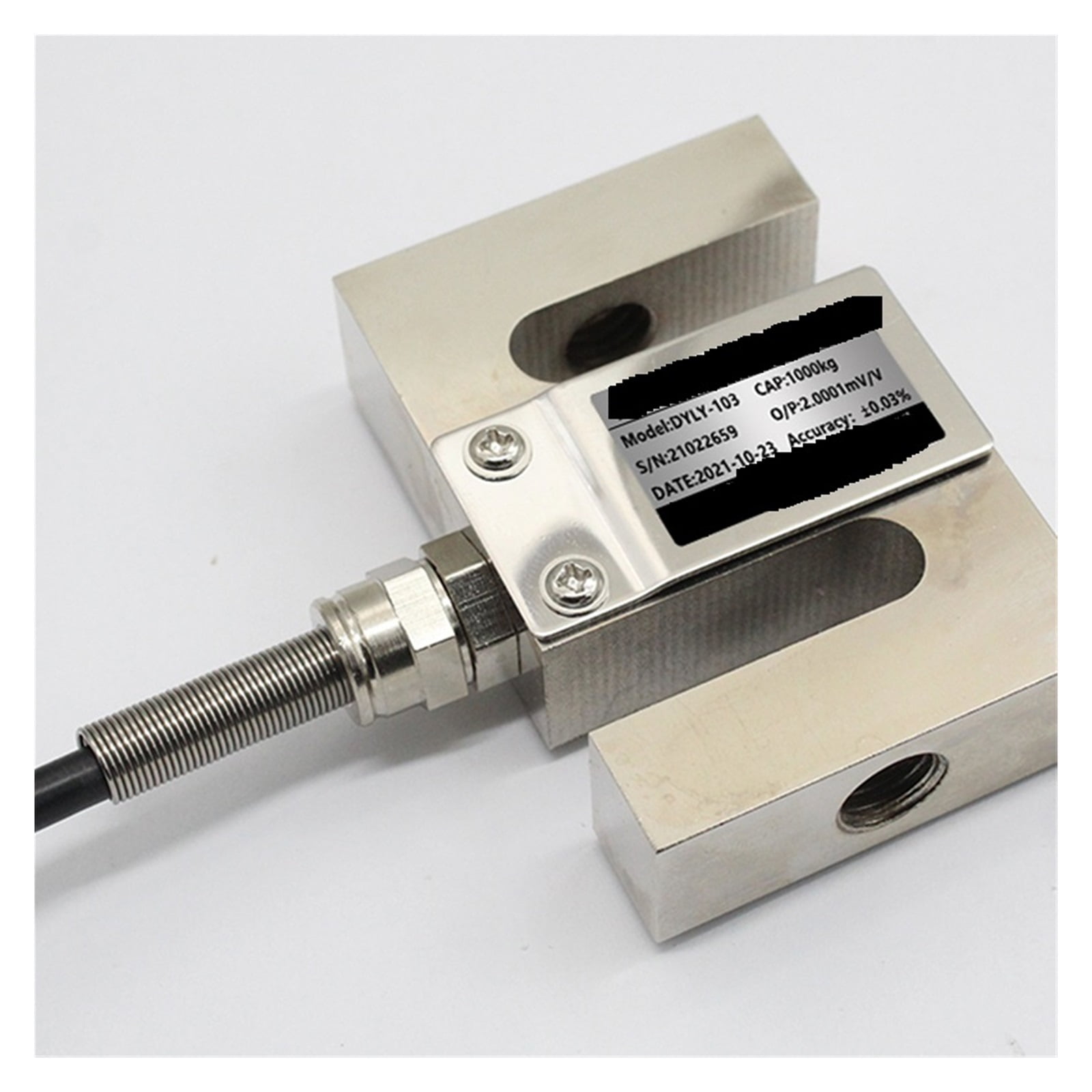 Pressure Pull Force S-type Load Cell Sensor Weighing Transducer Stress ...