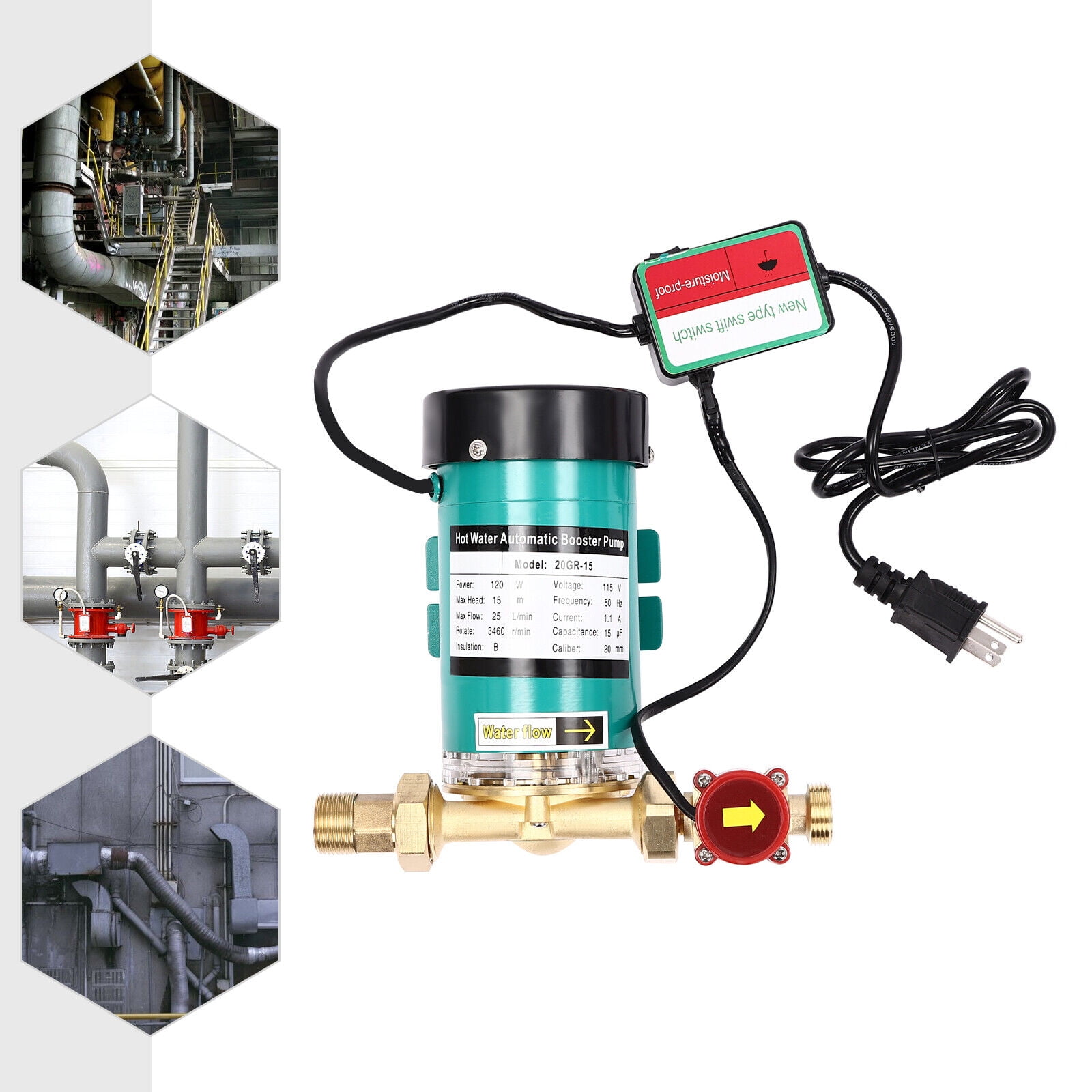 Pressure Pump Water Pressure Booster Pump Automatic Household Water ...