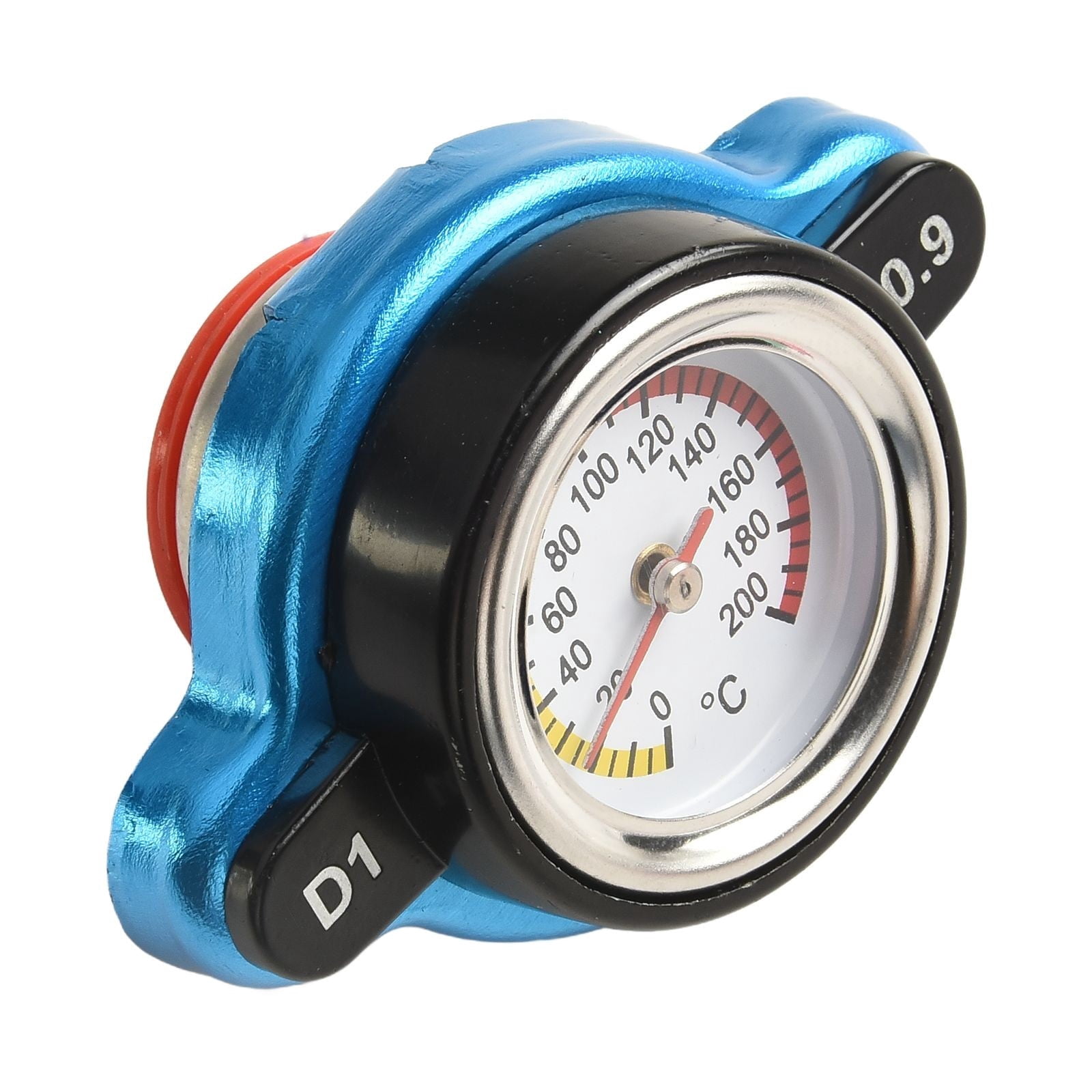 Pressure Radiator Cap with Temperature Gauge Water Temp Gauge 0.9BAR ...