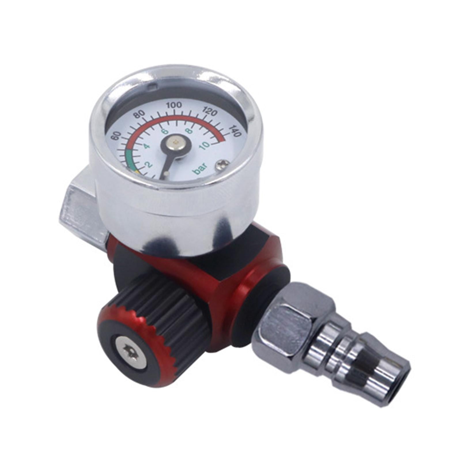 Pressure Regulator,Paint Sprayer Air Pressure Regulator with Gauge ...