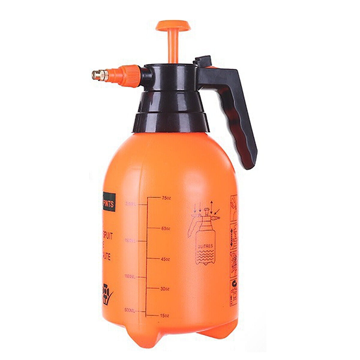 Pressure Sprayer Spray Weed Killer Manual Pump Bottle Chemical Water ...