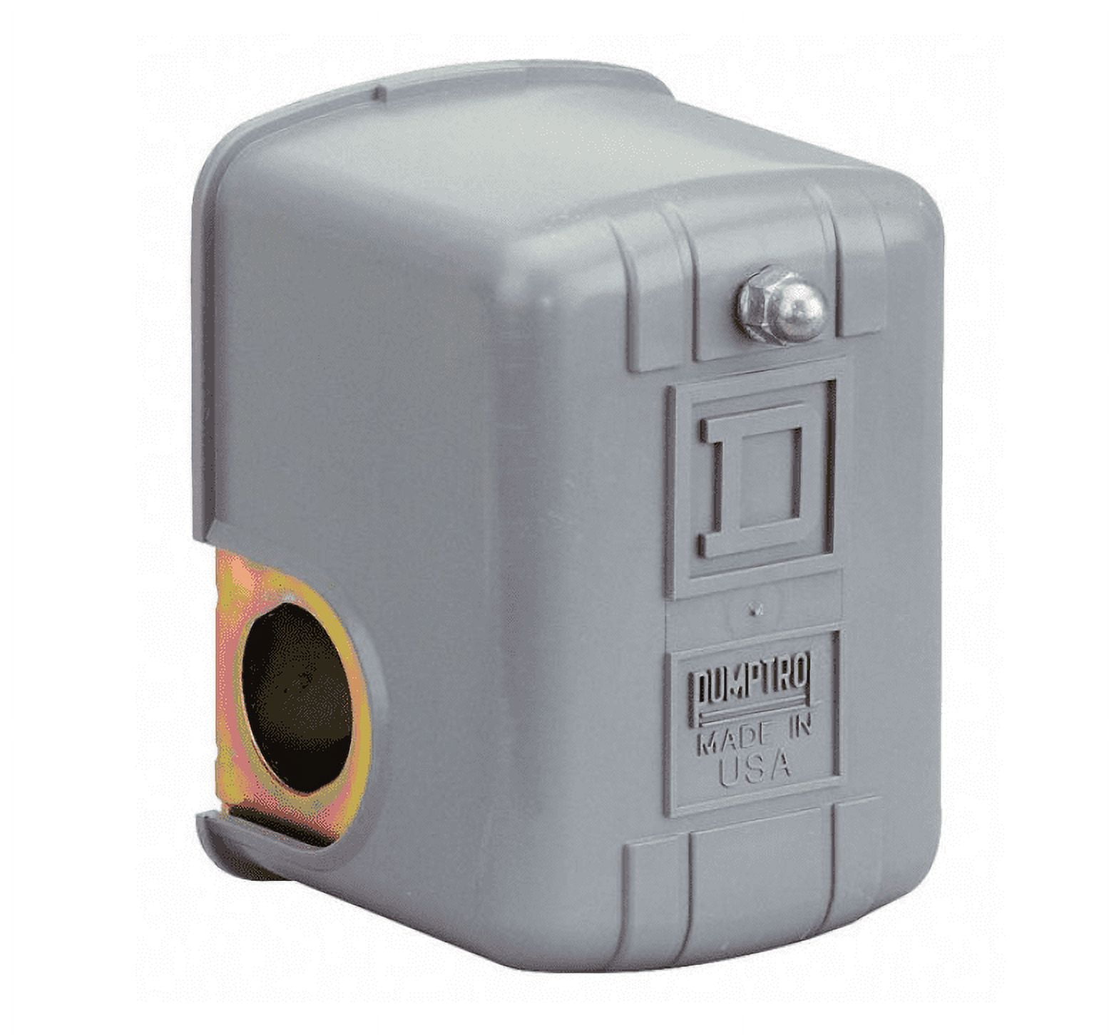 Pressure Switch, (1) Port, 1/4 in MNPT, DPST, 60 to 200 psi, Standard ...