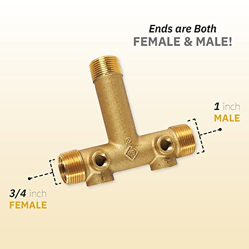 Pressure Tank Installation Kiit with 1" Brass Tank Tee will fit tanks ...