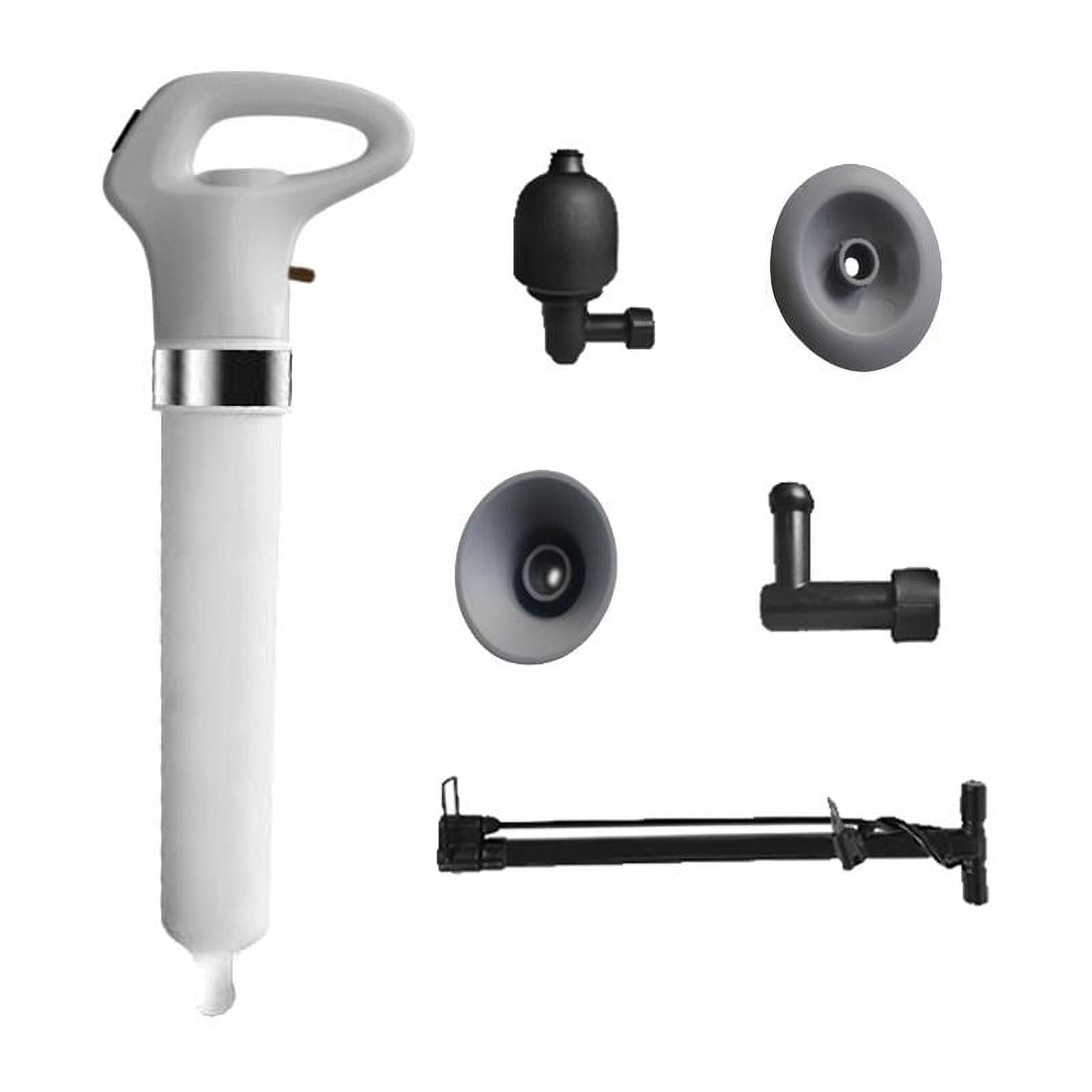 Pressure Toilet Plunger Set Home Plumbing Tools Easy to Clean for Sink ...
