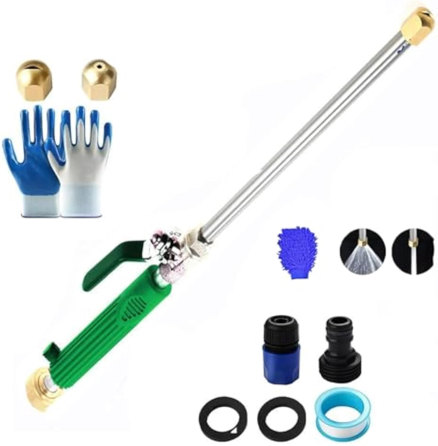 Pressure Washer, 2-in-1 High Pressure Power Washer, with 2 Jet ...
