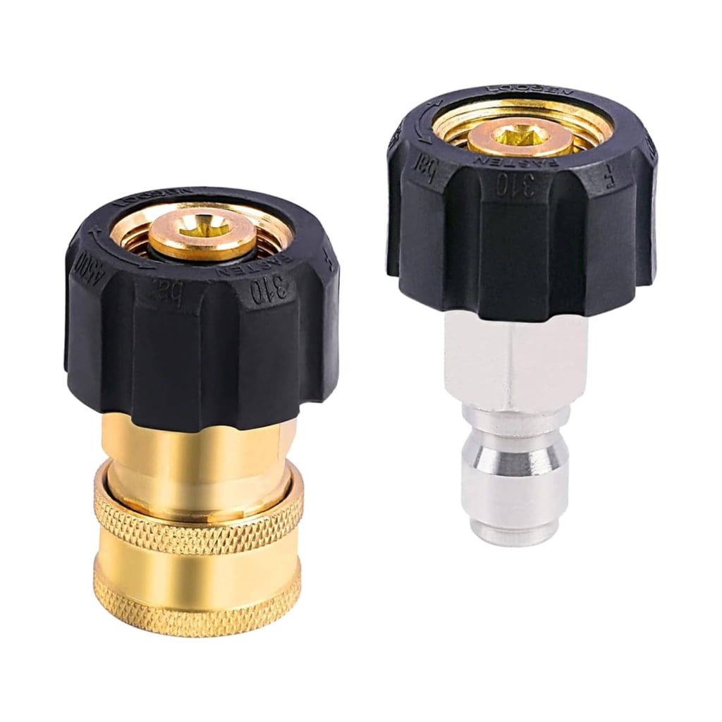 Pressure Washer Adapter Set M22 14mm 3/8inch Male Plug Female Socket ...