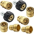 Pressure Washer Adapter Set, Quick Disconnect Kit, M22 Swivel to 3/8 ...