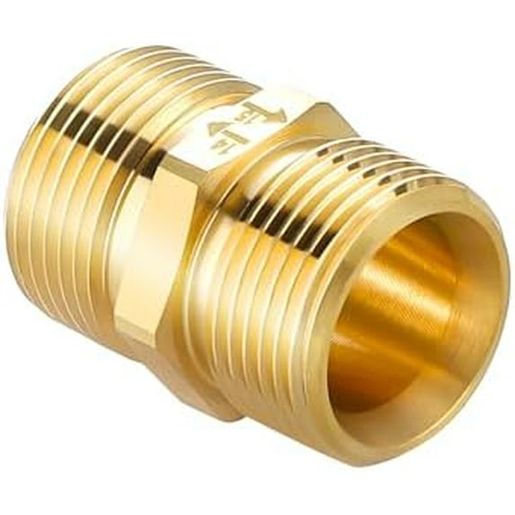 Pressure Washer Coupler, Metric M22 15mm Male Thread to M22 14mm Male ...